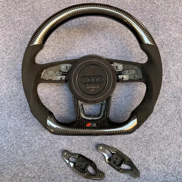 Audi Steering Wheel by Miami Carbon Designs → Miami Carbon Designs