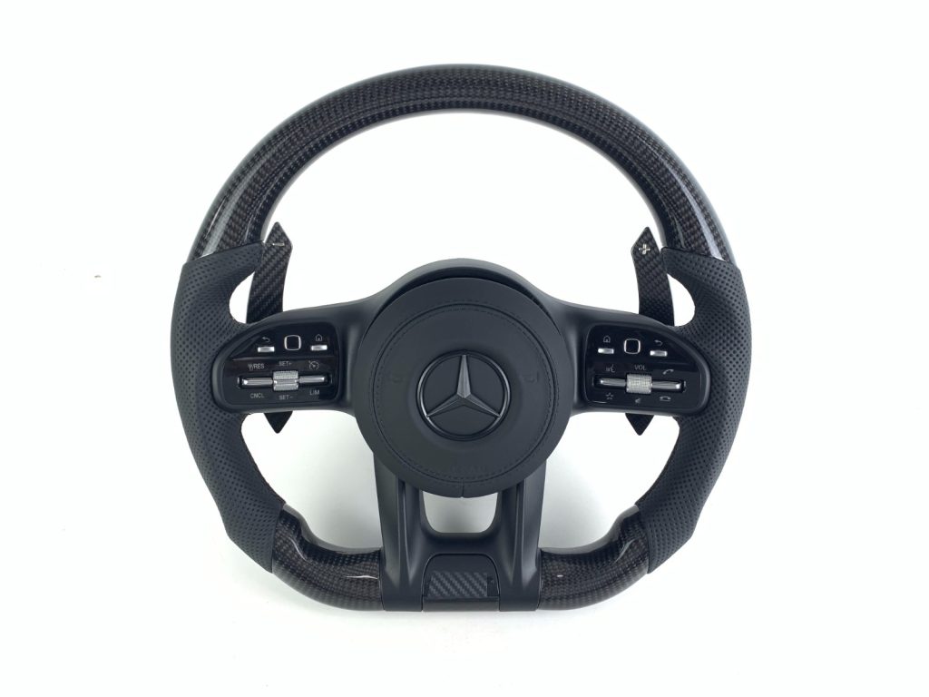 Mercedes AMG Custom Carbon Fiber Steering Wheel – Miami Carbon Designs ...